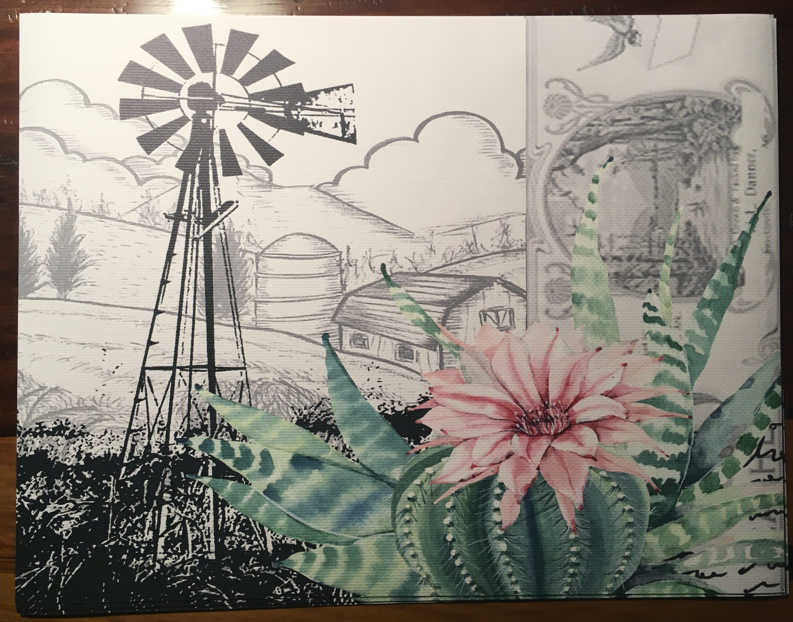 Windpomp Table mat – Rozama Lasercut and Printing